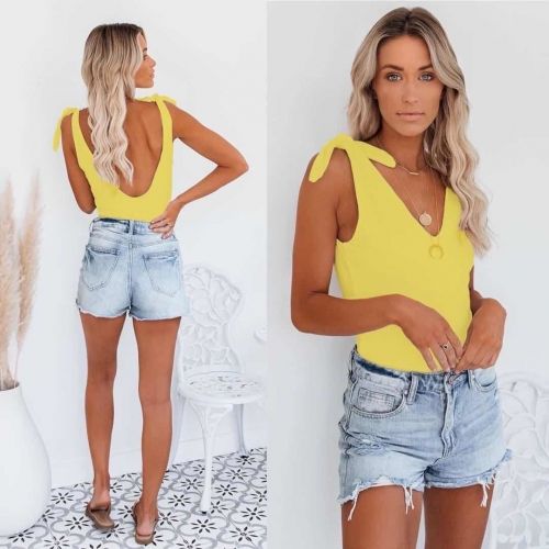 Дамски жълт топ